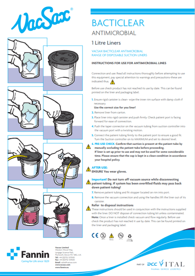 VacSax Distributor Page